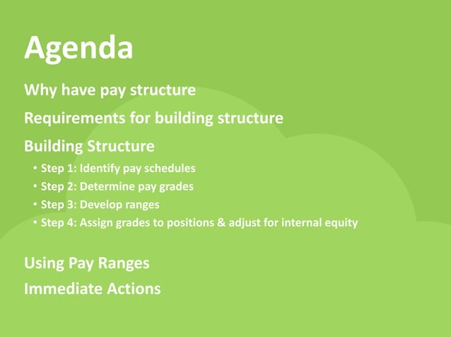 4 Steps to Building a Smart Compensation Structure | PDF