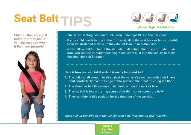 4 steps to child passenger safety | PDF