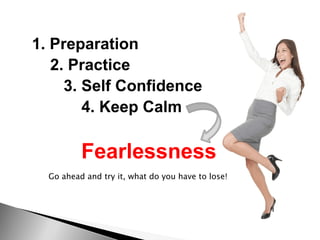 4 Steps to Fearlessness | PPT