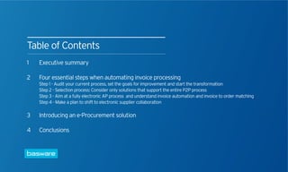 4 steps to Invoice Automation Basware | PDF | Computer Software and ...