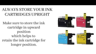 4 steps to store ink cartridges | PPTX
