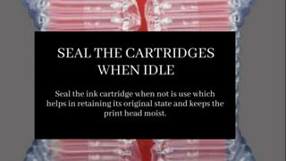 4 steps to store ink cartridges | PPTX