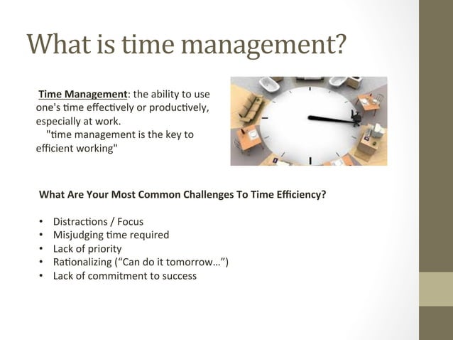Time Management Workshop | PDF | Careers