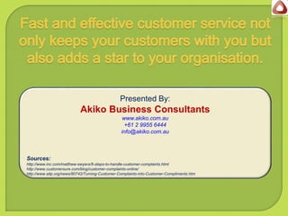 4 Steps to Turn Customer Complaints into Compliments | PPT