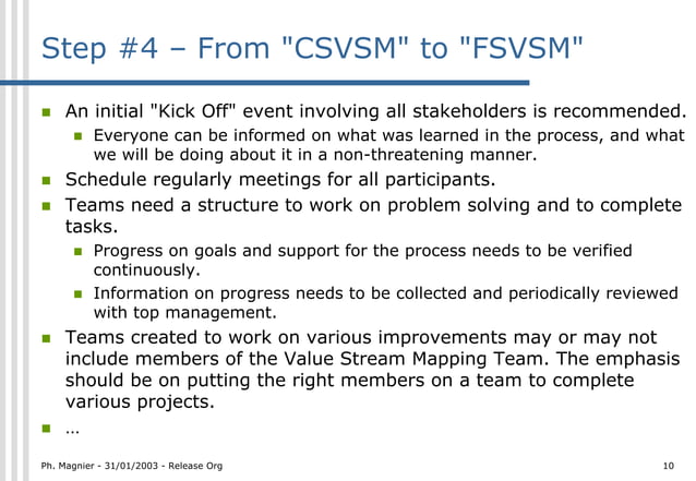 4 steps to vsm | PDF