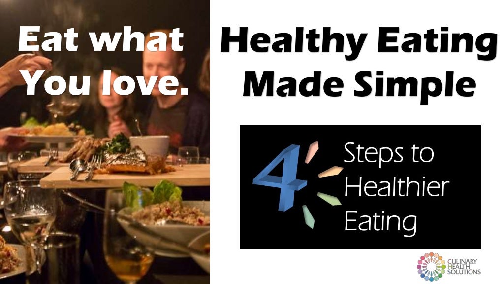 Healthy Eating Made Simple: 4 Steps to Healthier Eating