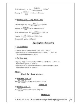 4 storied dormitory building design estimate and cost analysis | PDF