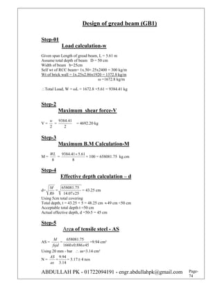 4 storied dormitory building design estimate and cost analysis | PDF