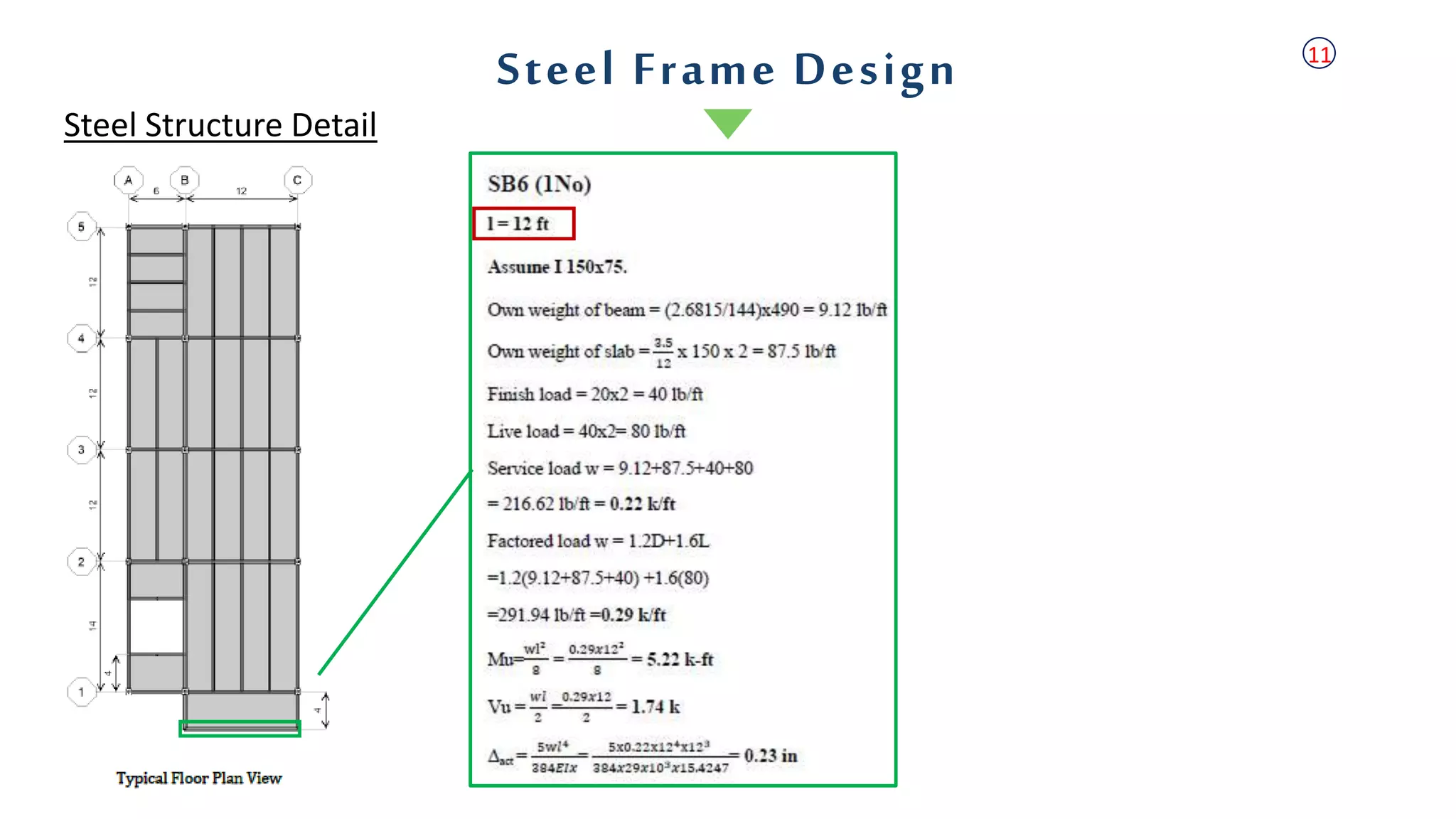 4 story steel presentation ETABs | PPTX