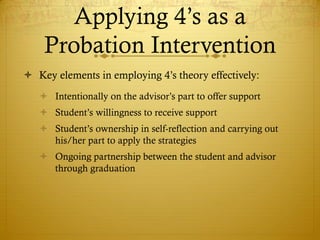 Applying Goodman's 4S Transition Theory in Academic Probation Practices ...