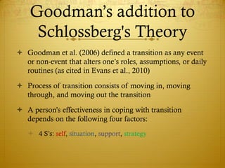 Applying Goodman's 4S Transition Theory in Academic Probation Practices ...