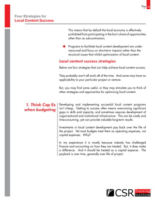 4 Strategies for local content success | PDF