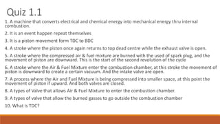 4 stroke cycle engine operations | PPT