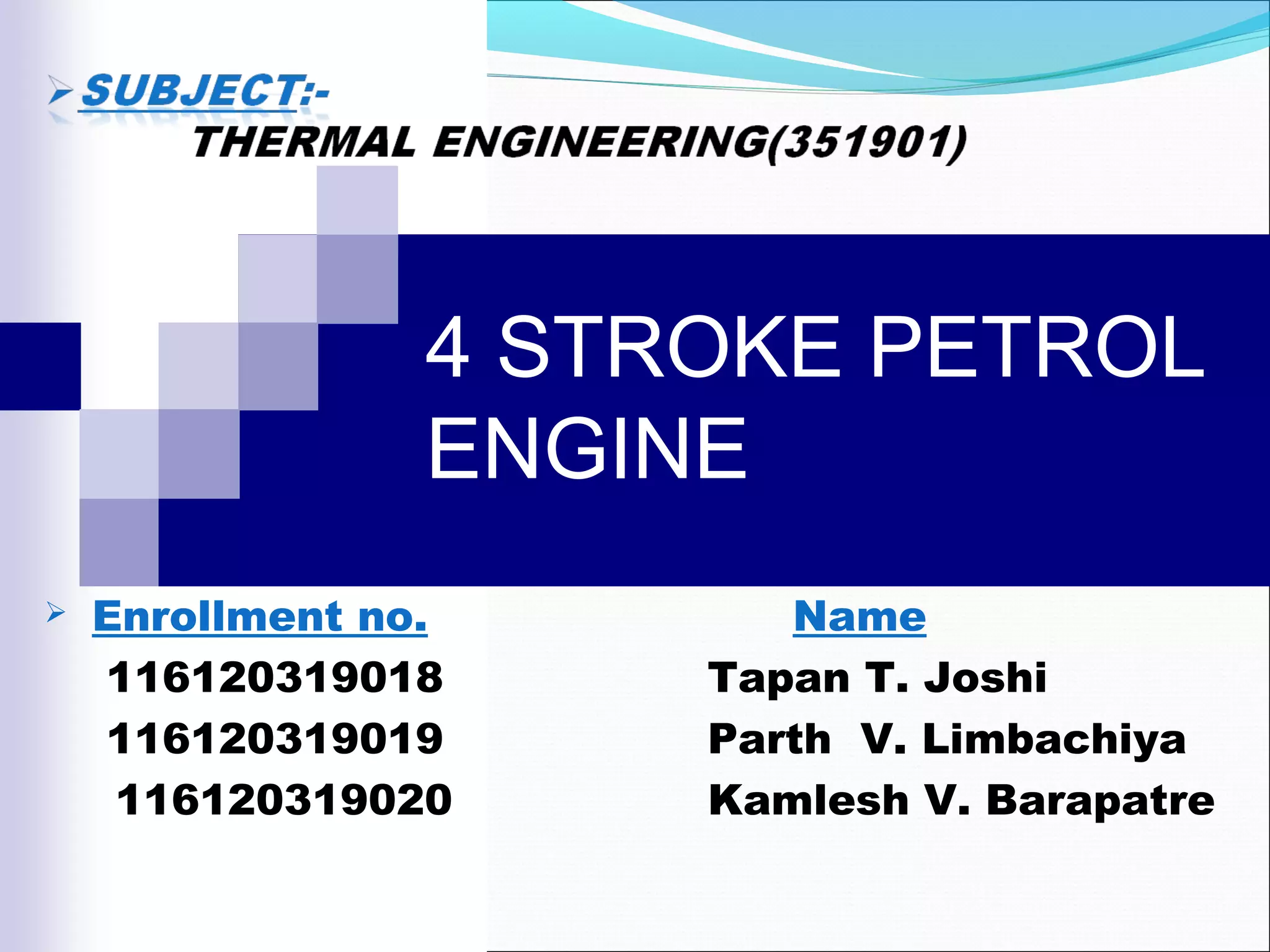 4 stroke engine | PPT