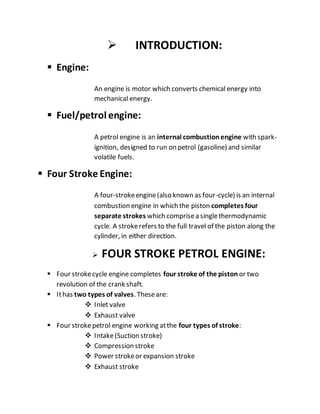 4 stroke petrol engine | DOCX