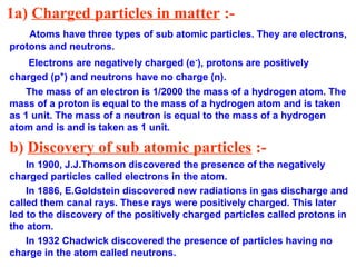 structure of the atom | PPT