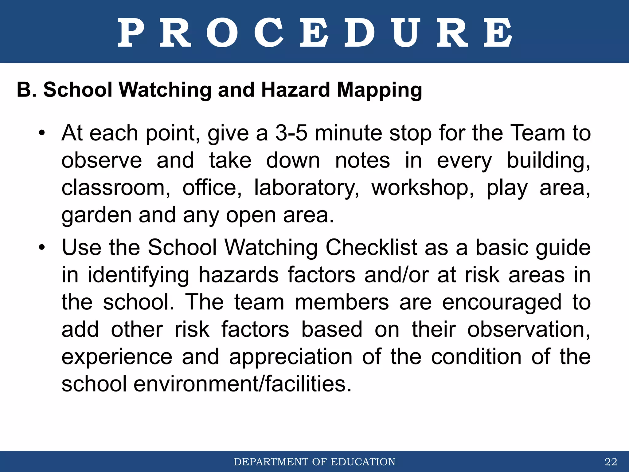 4 student led-school_watching_and_hazard_mapping | PPTX