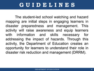 4 student led-school_watching_and_hazard_mapping | PPTX