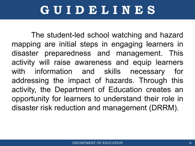 4 student led-school_watching_and_hazard_mapping | PPTX