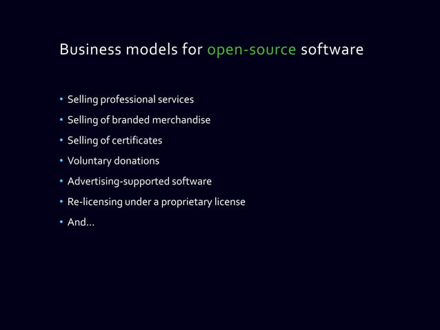 Open Source Software | PPTX