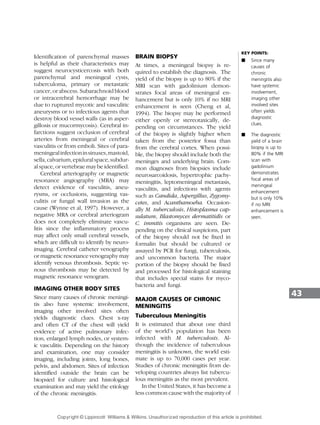 4 subacute and chronic meningitis (1) | PDF | Brain and Nervous System ...