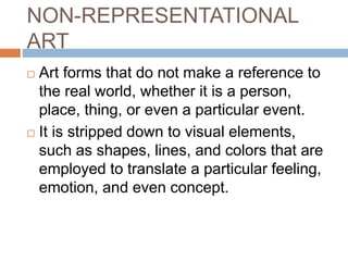 Subject and Content of Arts | PPTX