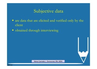 gathering subjective data | PDF