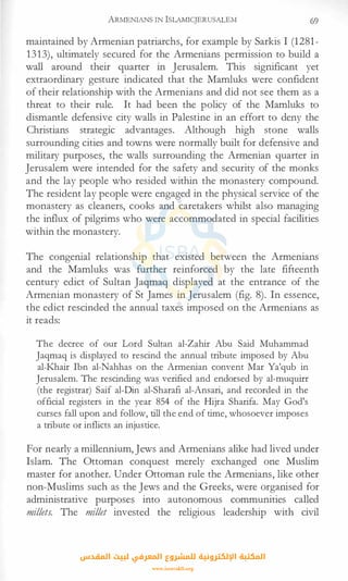 Armenians in Islamicjerusalem | PDF
