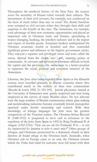 Armenians in Islamicjerusalem | PDF