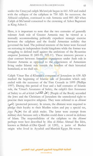 Armenians in Islamicjerusalem | PDF