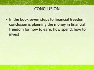 seven steps of financial secrets | PPTX