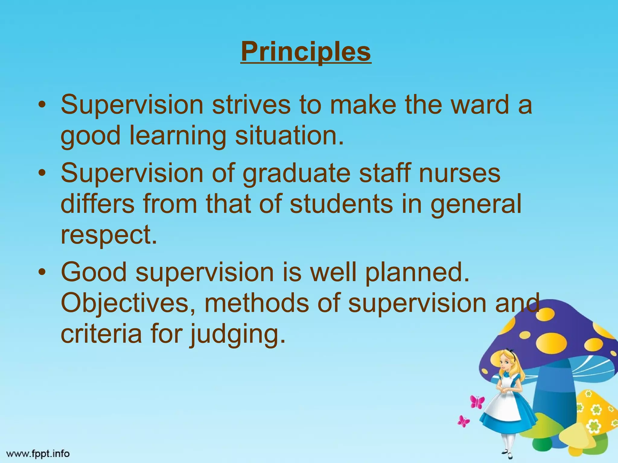 supervision in nursing | PPT
