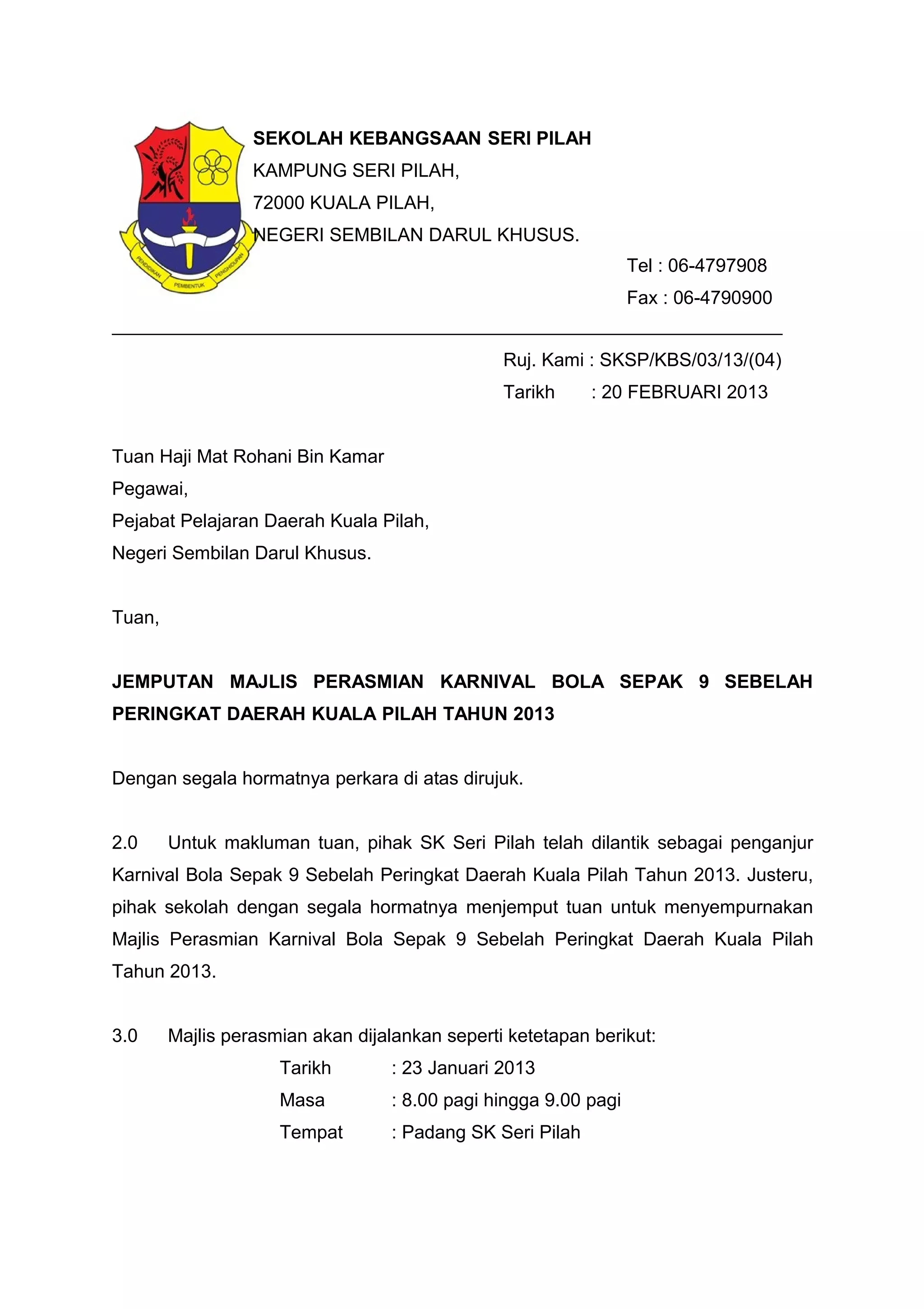 4 surat vip rasmi | DOC