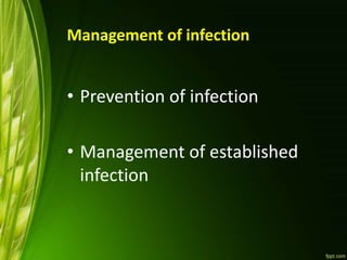 (4 surgical infction part 2) Dr. Haydar Muneer | PPTX