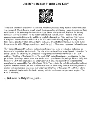 4 Synthesis Essay Examples Which W | PDF