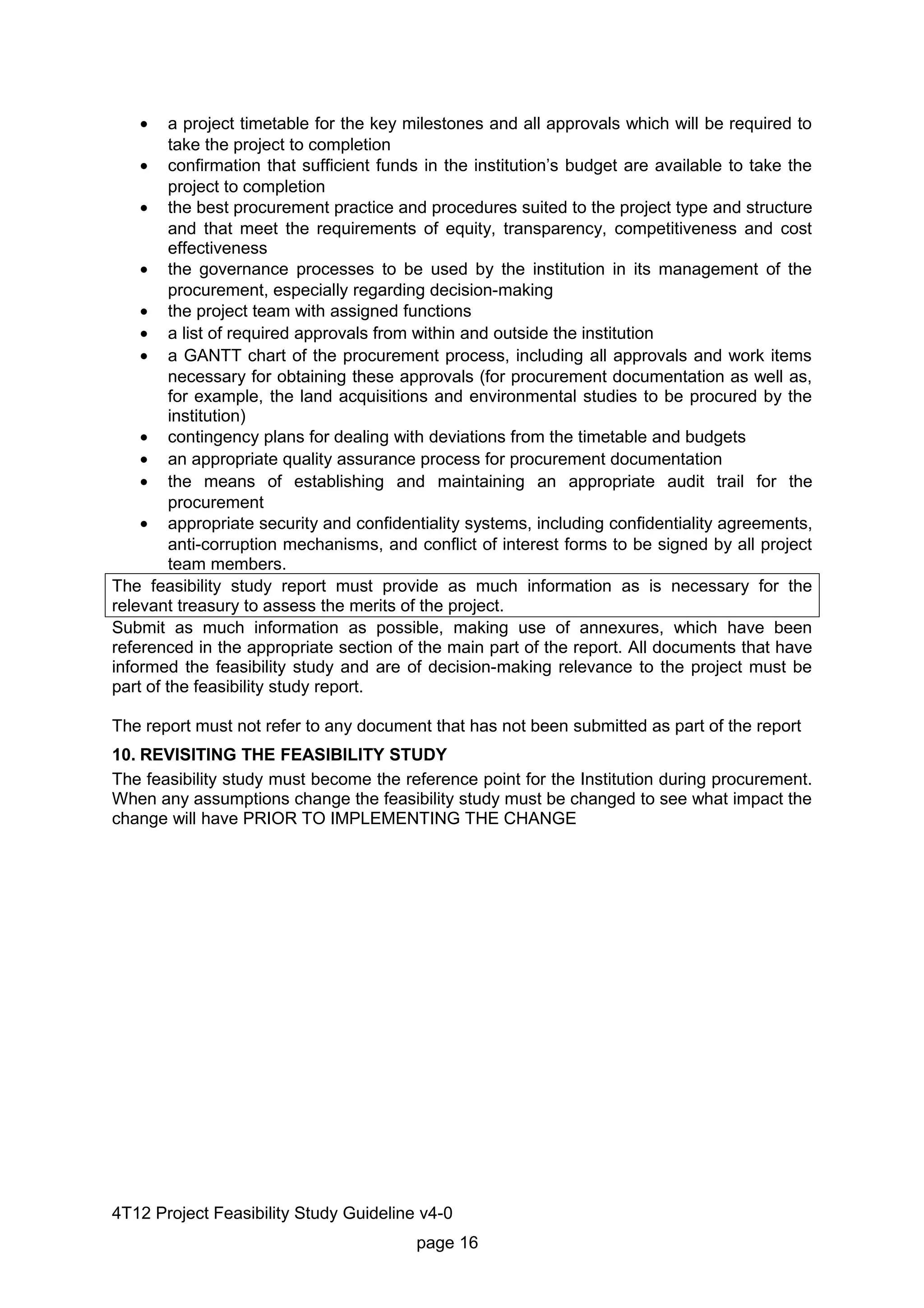 4 t12 project feasibility study guideline v4 0 | DOC