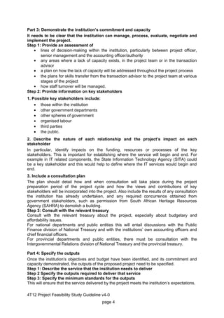 4 t12 project feasibility study guideline v4 0 | DOC