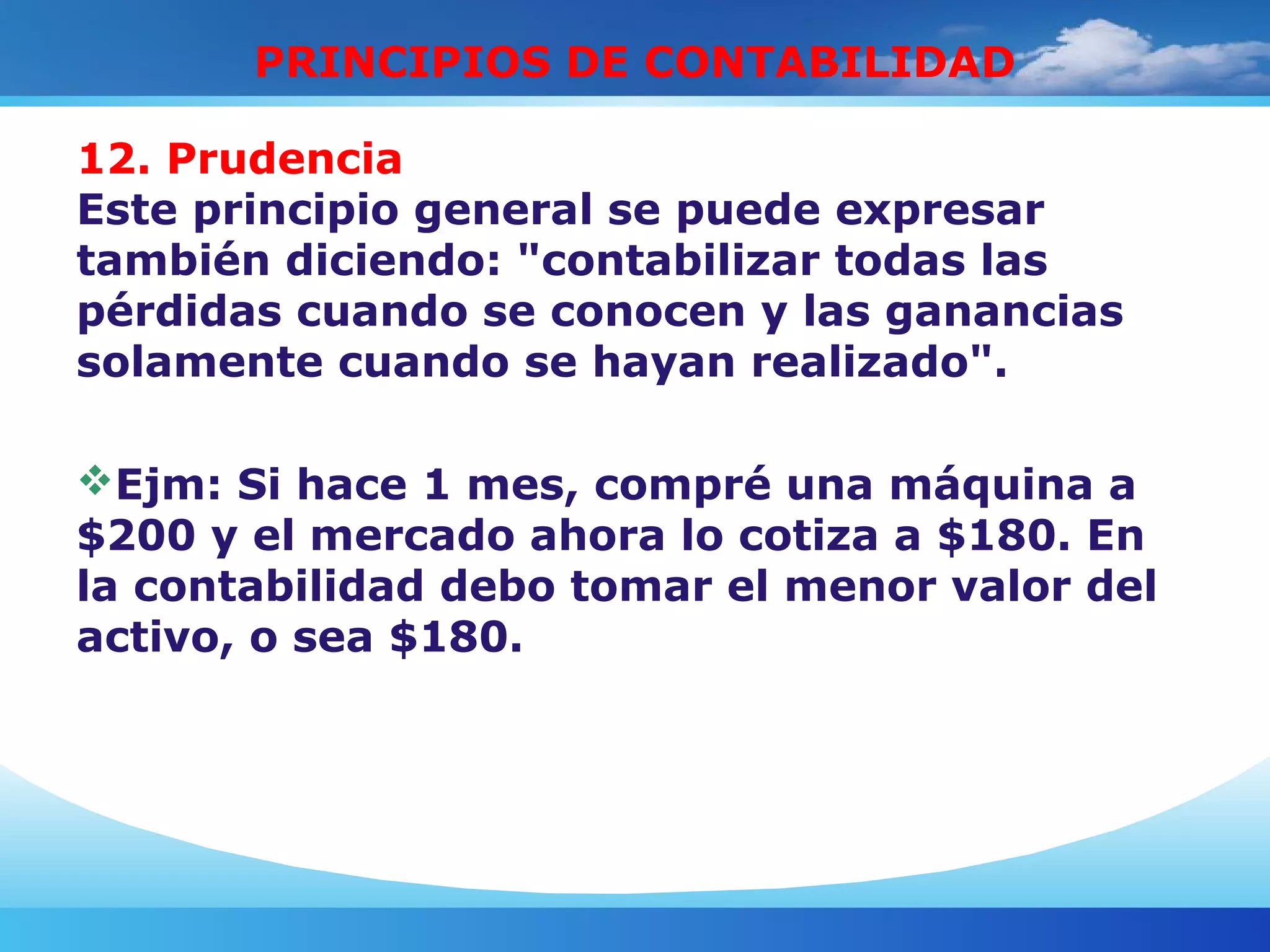 PRINCIPIOS DE CONTABILIDAD GENERALMENTE ACEPTADOS | PPT