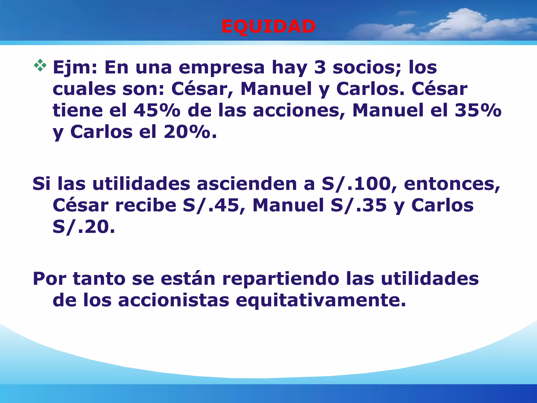PRINCIPIOS DE CONTABILIDAD GENERALMENTE ACEPTADOS | PPT