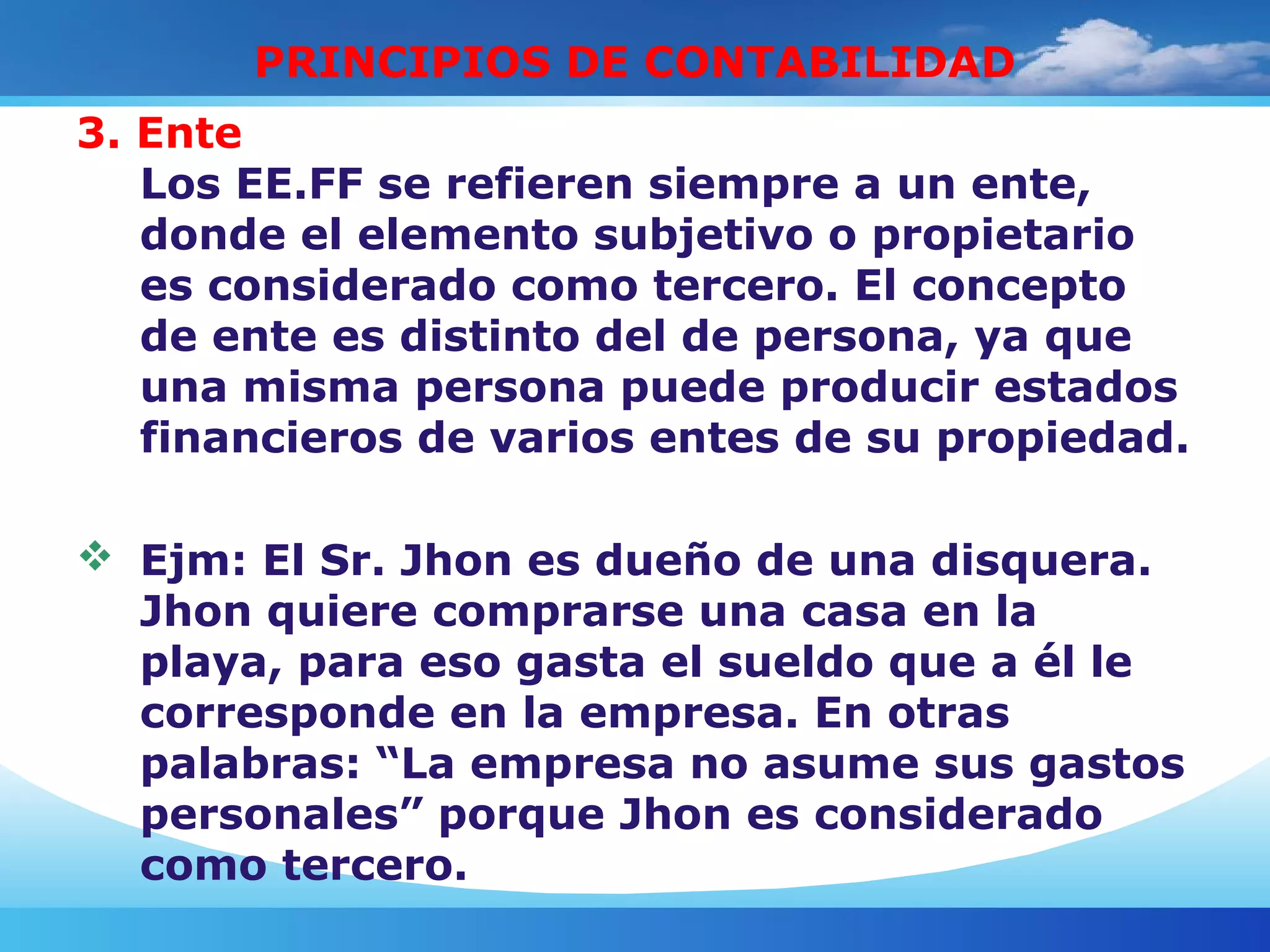 PRINCIPIOS DE CONTABILIDAD GENERALMENTE ACEPTADOS | PPT