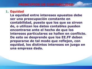 PRINCIPIOS DE CONTABILIDAD GENERALMENTE ACEPTADOS | PPT