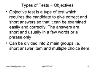 Test Construction | PPT | Free Download