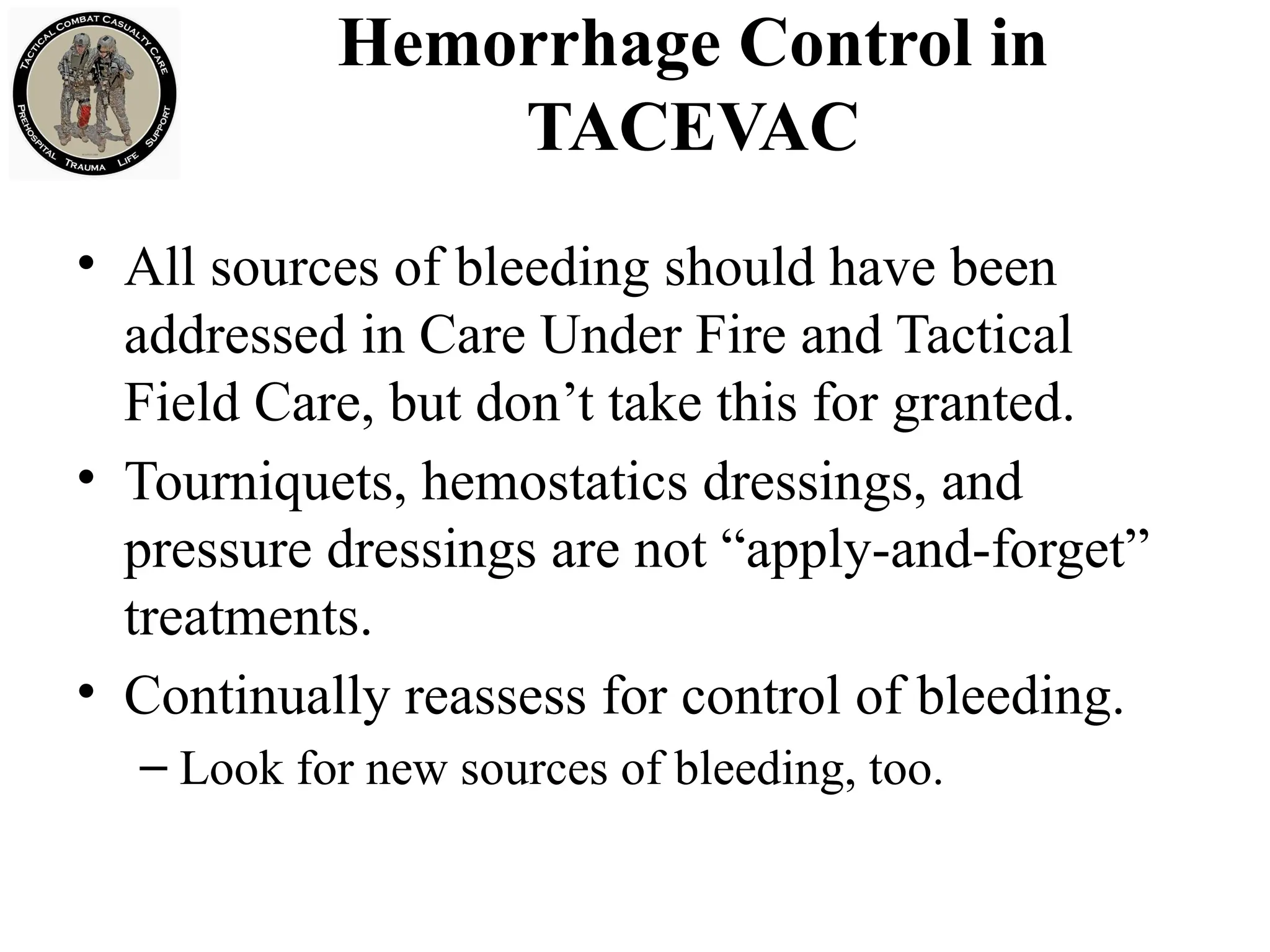 4 Tactical Evacuation Care LAST PHASE OF TCCC.pptx