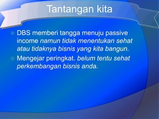 4 tahap membangun aset di DBS | PPTX