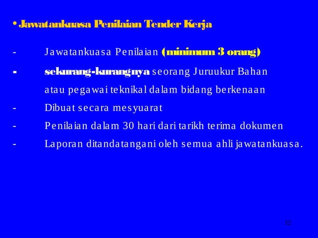 Tatacara Kaedah Tender | PPT