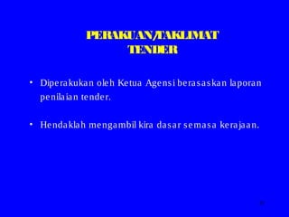Tatacara Kaedah Tender | PPT
