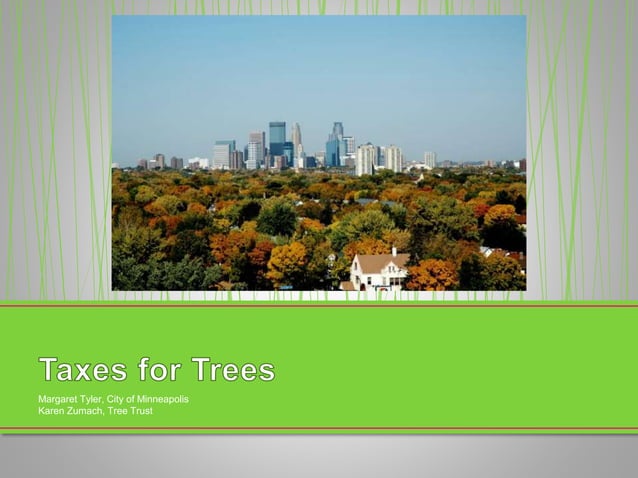 “Taxes for Trees: Engaging Businesses to Plant Trees,” Tree Trust ...