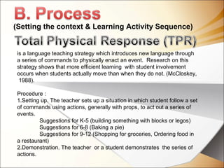 Four Teaching Strategies in English | PPT