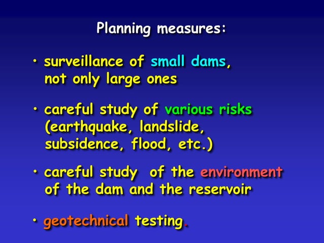 Reservoir Dam Safety | PDF