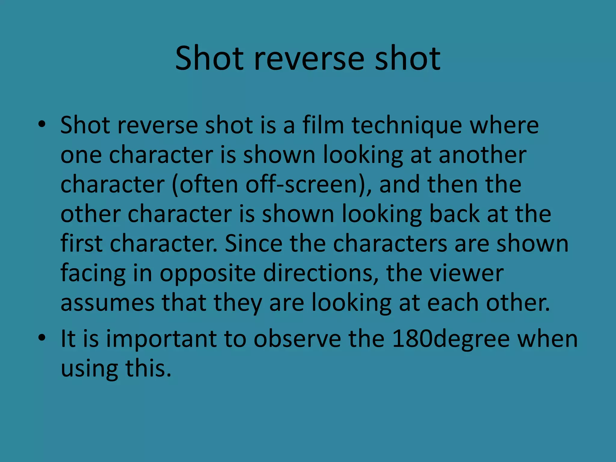 4 techniques in camera work | PPTX
